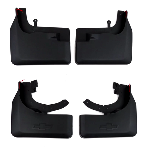 2019-2025 Chevrolet Silverado 1500 Front & Rear Flat Splash Guards ...
