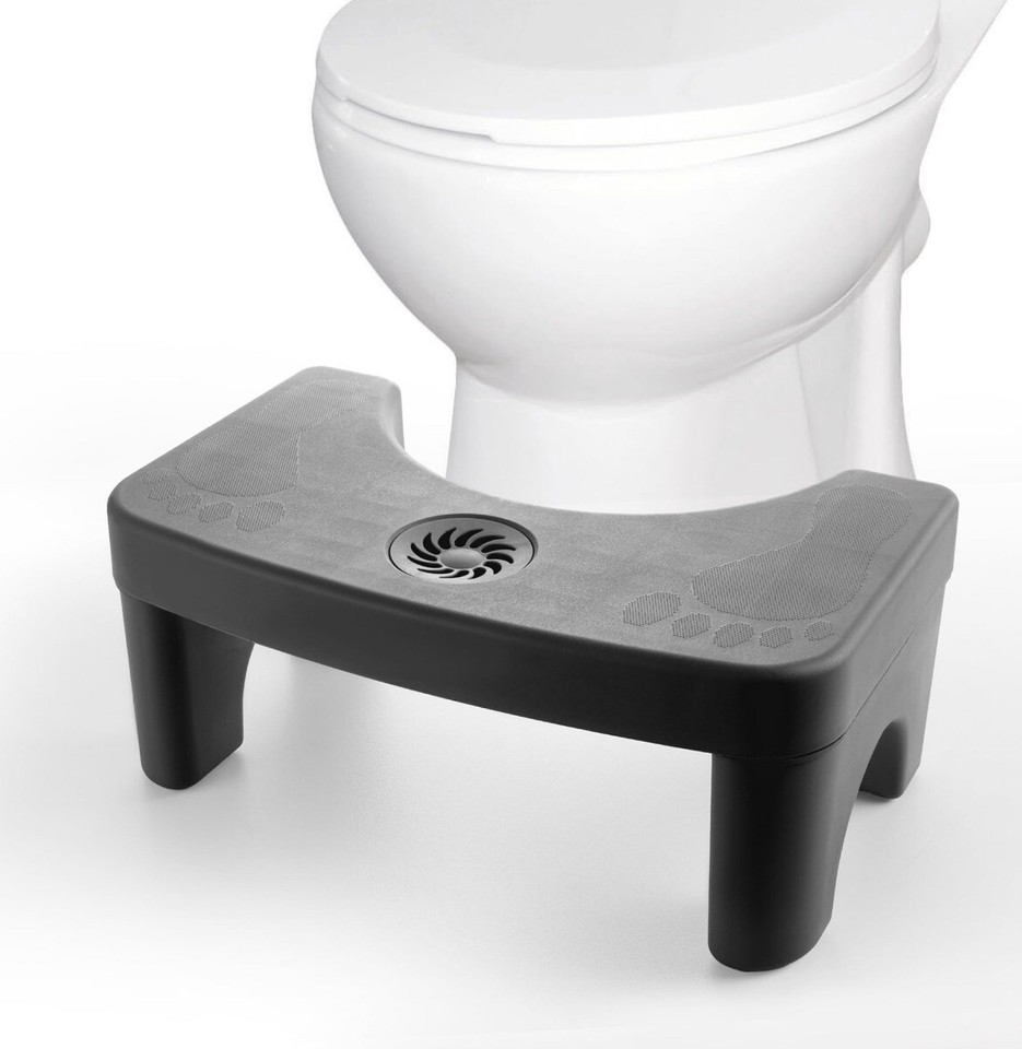BATHROOM TOILET SQUATTY STEP STOOL POTTY SQUAT AID FOR CONSTIPATION ...