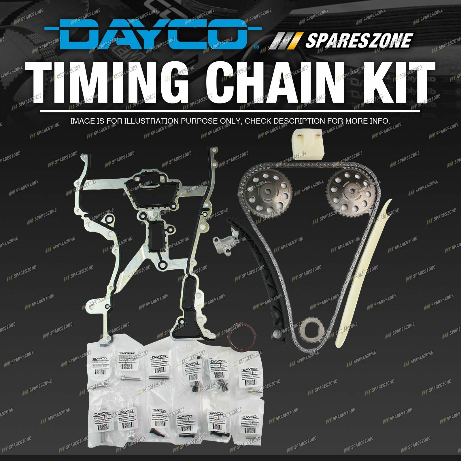 Dayco Timing Chain Kit for Holden Barina XC Combo Van XC 1.4L 2004-2013 ...