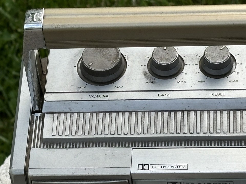 Vintage 1980s JVC RC-656JW Biphonic AM FM Cassette Boombox w Cord Radio ...