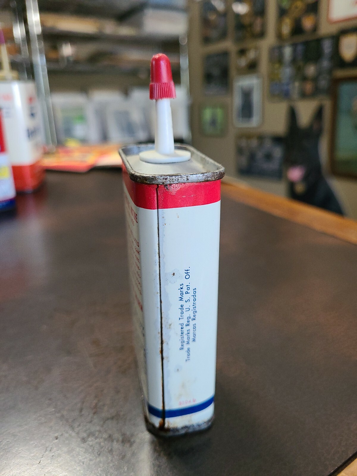 Vintage Tin Oiler Can 4oz. Esso Gasoline Rust Ban 392 | eBay