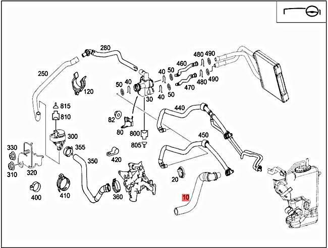 Genuine MERCEDES C219 S211 W211 CLS C219 E-CLASS W211 Hose 2118320094 ...