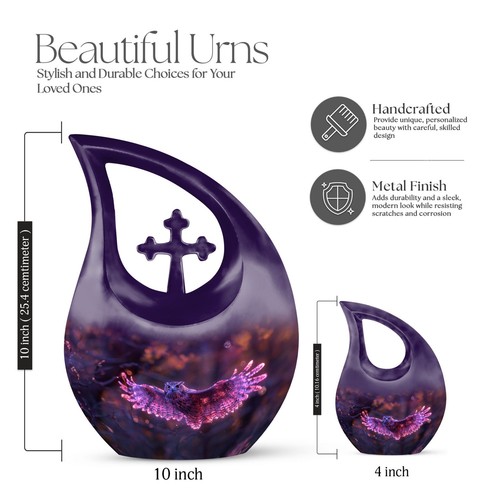 Twilight Magic Flight Bird Urn Ashes For Women Urn Large Urns For Human ...
