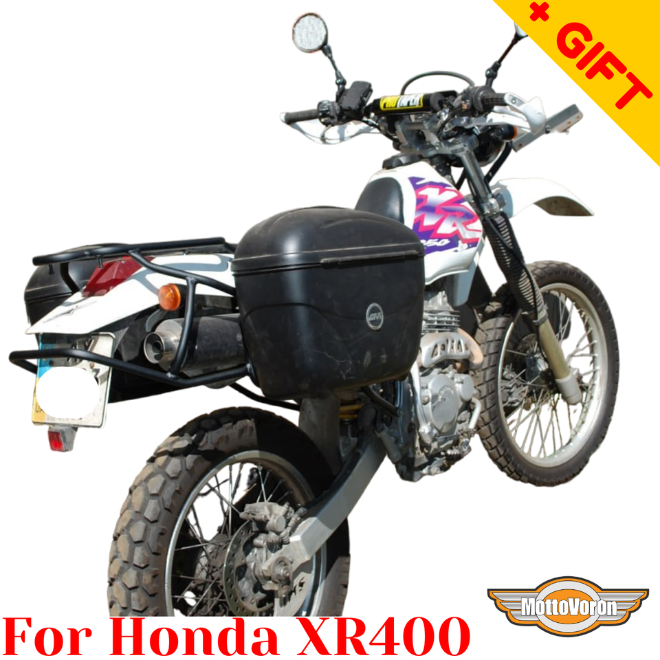 For Honda XR 400 Rack luggage system XR400R side carrier Monokey XR 400 ...