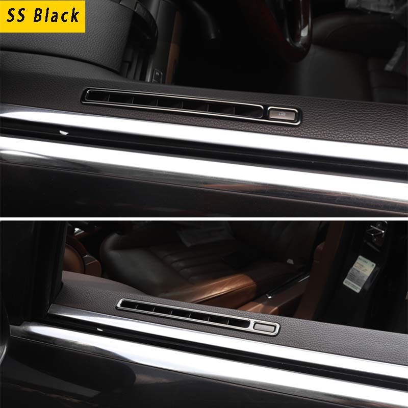 SS Car Door Air Vent Trim Decoration Cover Frame Sticker for VW Phaeton ...