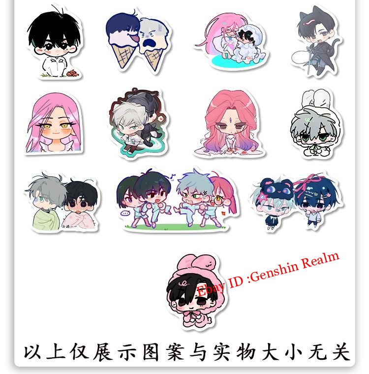 108Pcs Anime Alien Stage Luka Till Waterproof Stickers Decoratio Gift ...