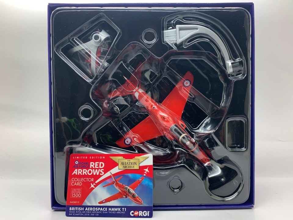 CORGI BAE HAWK T1 RAF RED ARROWS RAF SCAMPTON 2018 AA36015 1/72 | eBay