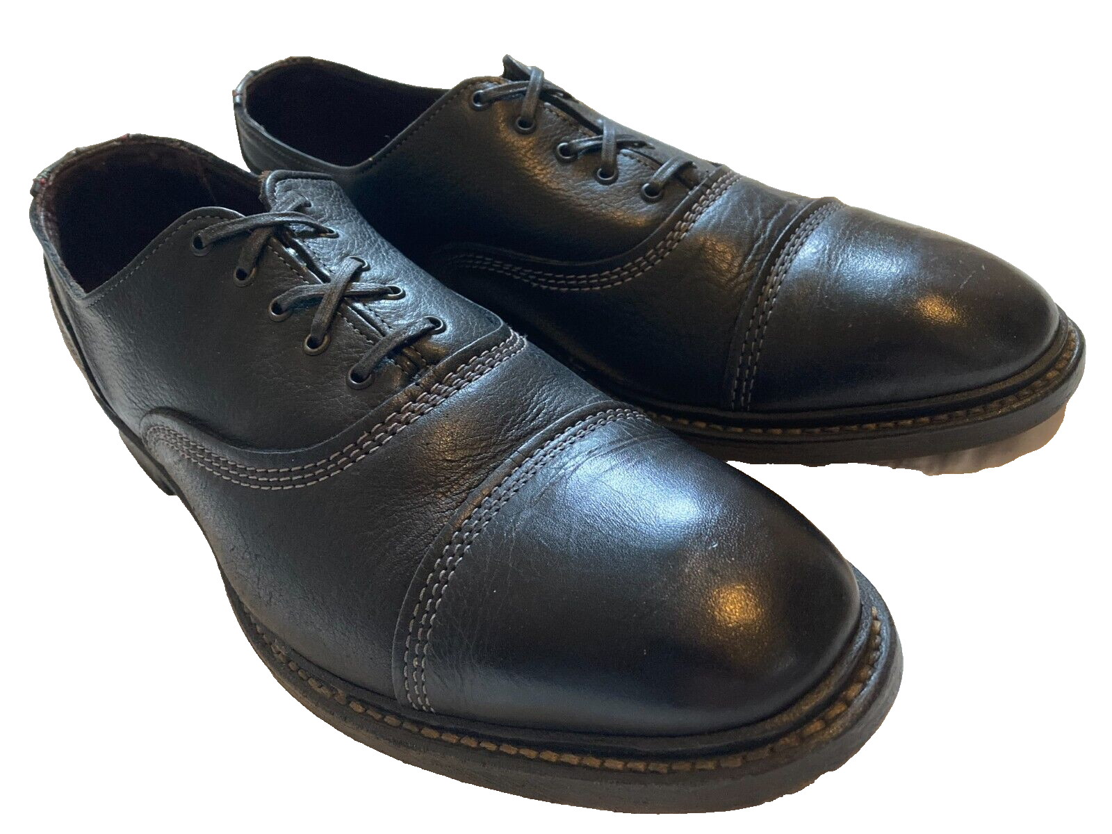 Allen Edmonds Overlord Kudu Black Oxfords. UK 10.5/US 11.5D. Goodyear ...