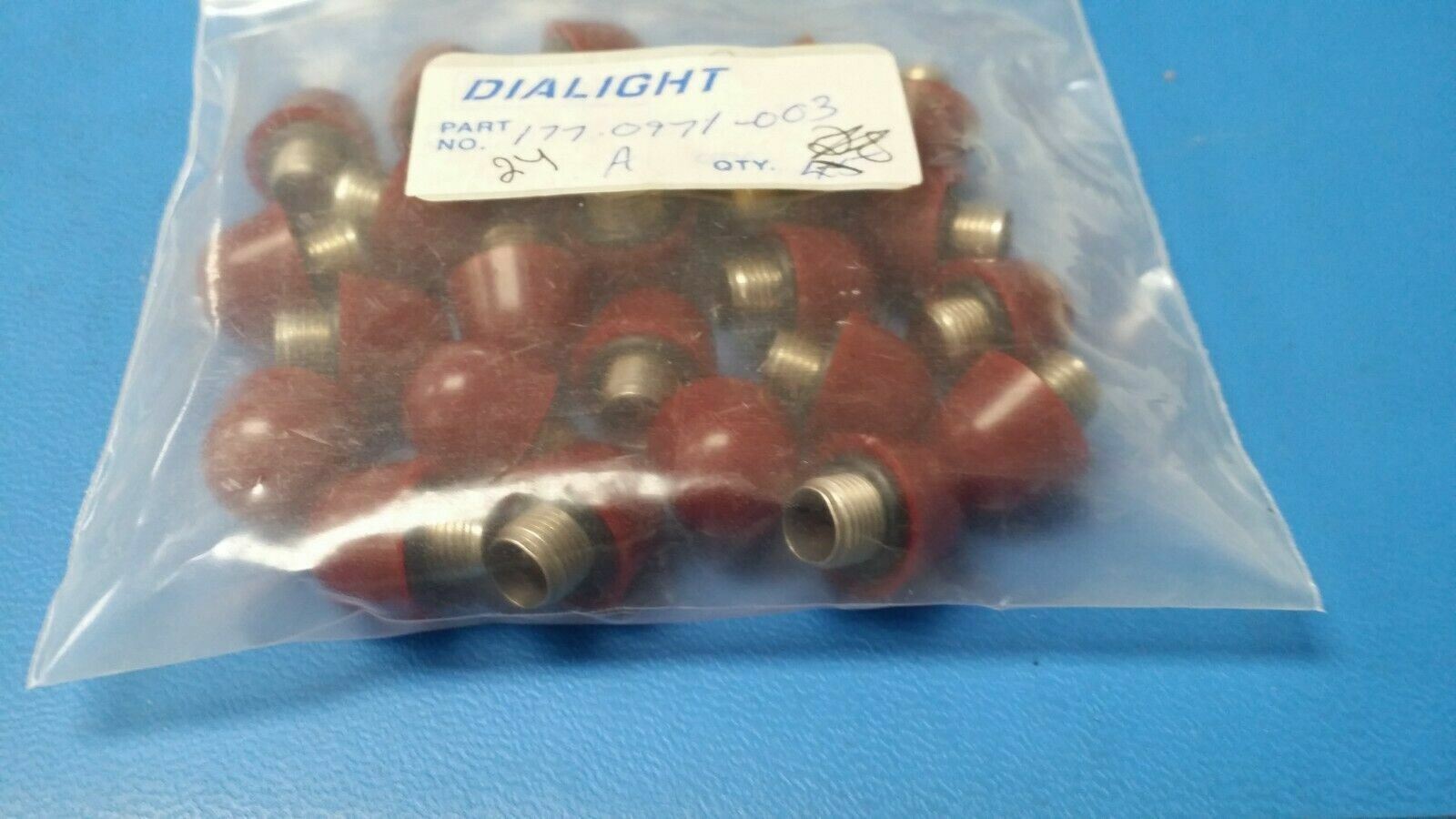 (1 PC) 177-0971-003 Red Stovepipe Panel Mount Indicator Cap, Dark ...