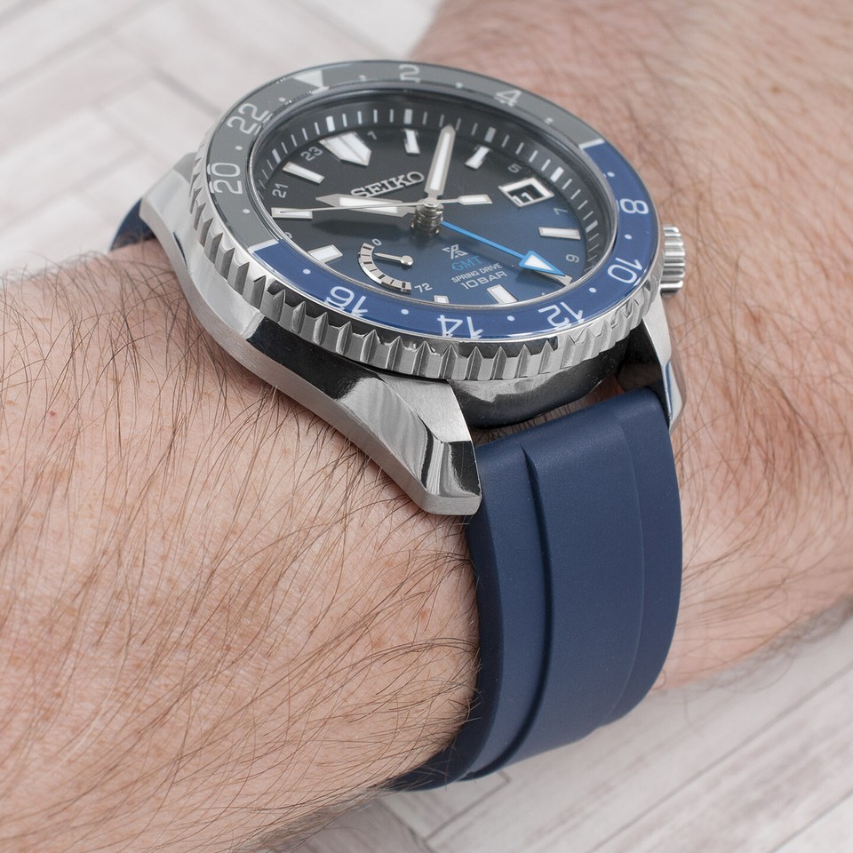 FKM Rubber Quick Release Watch Strap Band Dive Replacement Sport Seiko ...