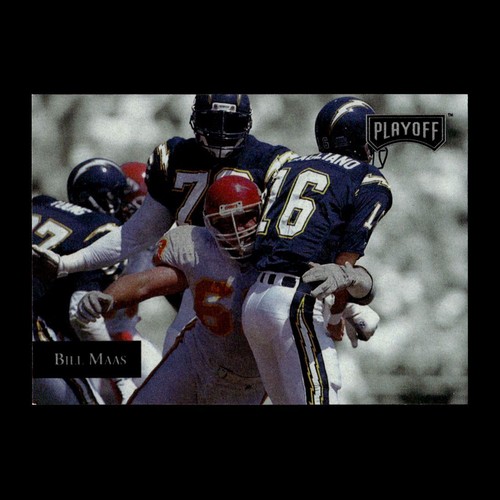 Bill Maas 1992 Playoff Kansas City Chiefs #104 R323B 19 | eBay