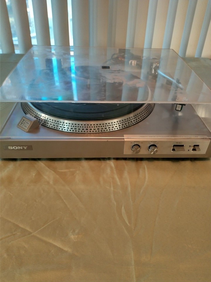 Sony PS-212 Turntable WORKING Direct Drive Semi Auto Vintage AT CART ...