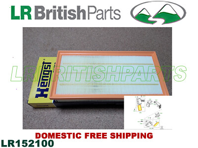 LAND ROVER AIR FILTER RANGE ROVER 22 ON SPORT 23 ON LR152100 | eBay