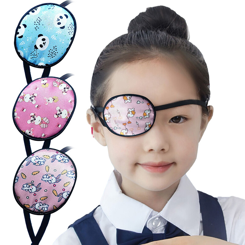 3D Child Single Eye Cover Portable Cartoon Soft Eye Patch Amblyopia ...