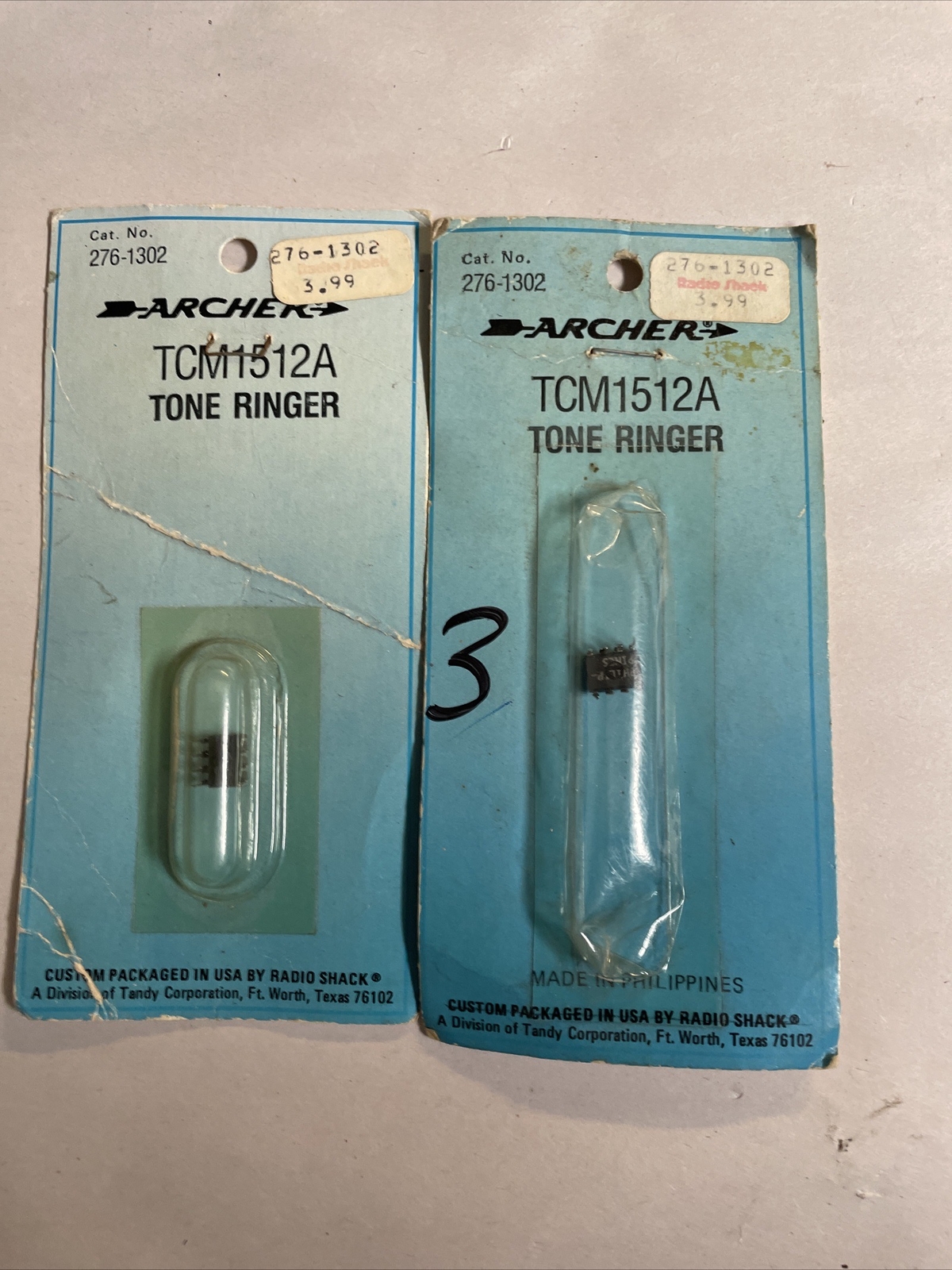 New Lot 2 TCM1512A Tone Ringer IC Chips Archer Radio Shack @MB79 | eBay