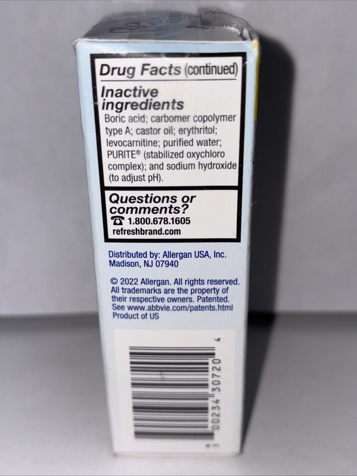 Refresh Optive Advanced Eye Drops - Triple Action Relief Twin Pack | eBay