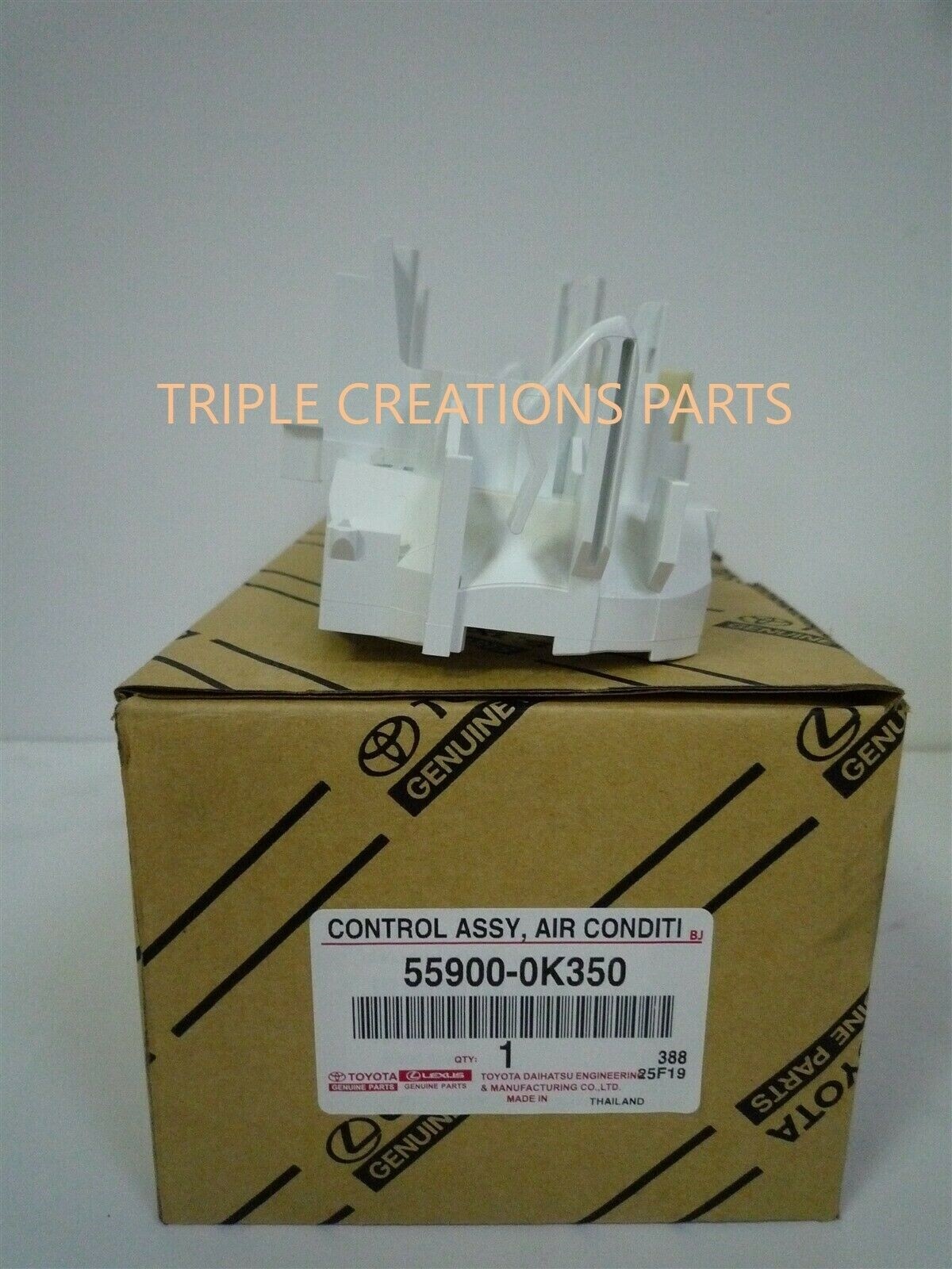 GENUINE Toyota 55900-0K350 CONTROL ASSY, AIR CONDITIONER 559000K350 OEM ...