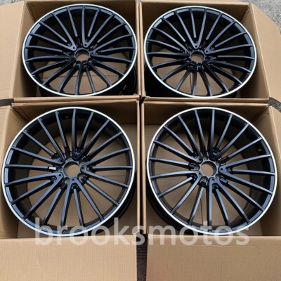 22" MULT SPOKE WHEELS RIMS 22X9.5 OFFSET+34 22X10.5 OFFSET+40 5X112 66. ...