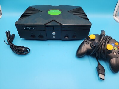 Restored Original Xbox Console Bundle S Controller A/V Power Cable Lot ...