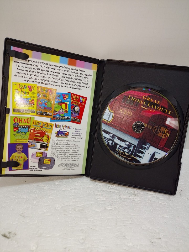 Great Lionel Train Layouts Parts 1 & 2 DVD | eBay