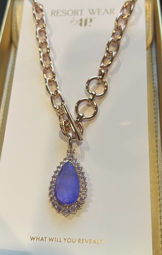 Bomb Party Resort Wear Necklace Purple And Rose Gold Oceanic Love/See ...