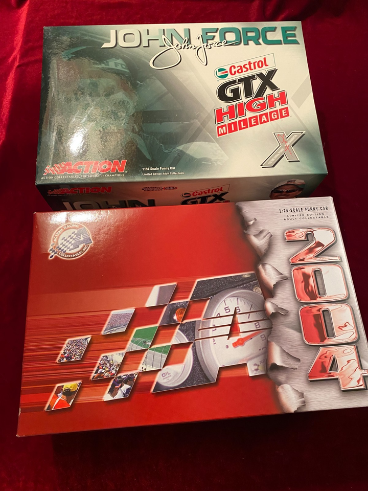 2004 John Force Castrol GTX 100th Win Mustang Funny Car lot 280 | eBay