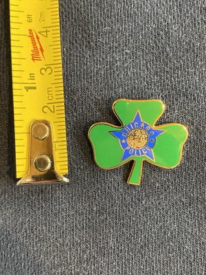 Chicago Police Shamrock lapel pin | eBay