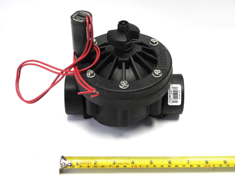 NEW Hunter ICV-151-G Globe Valve with Flow Control 1-1/2 NPT Threads 1. ...