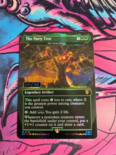 The Party Tree-The Great Henge LOTR FOIL SERIALIZED (93/100) | eBay