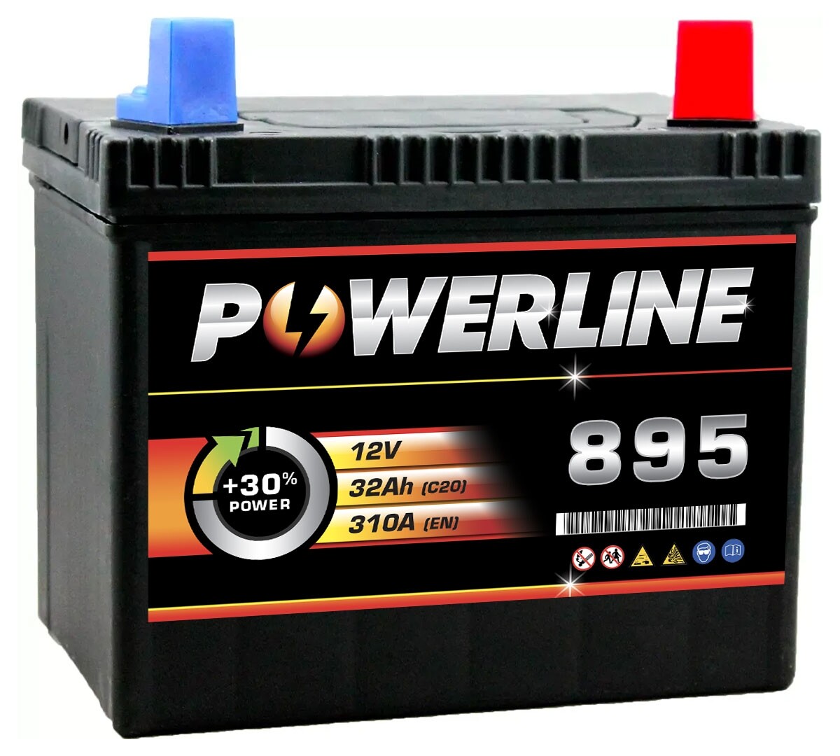 PowerLine 895 12V 24Ah Lawn Mower Battery for sale online | eBay