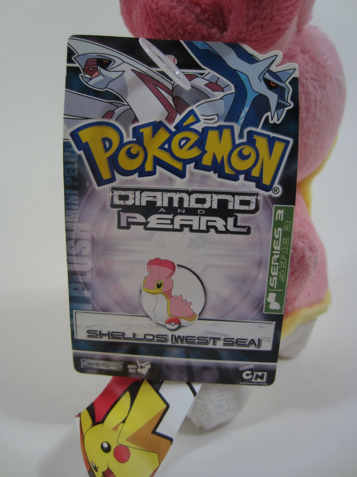 2007 Pokemon Plush SHELLOS WEST SEA Pink 6" Plush Doll Toy NWT Jakks ...