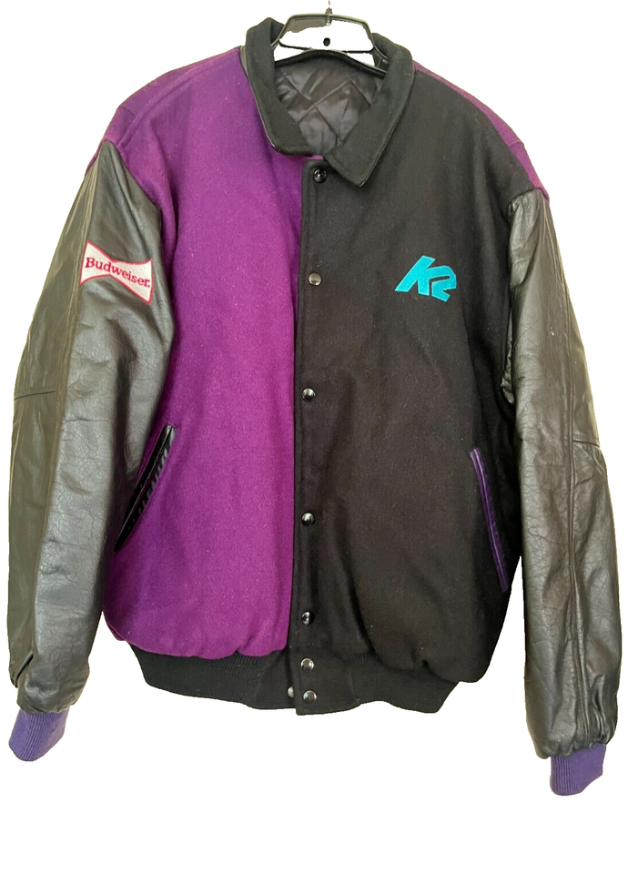 Vintage 90's K2 Rocky V cast crew movie bomber jacket Stallone XL | eBay