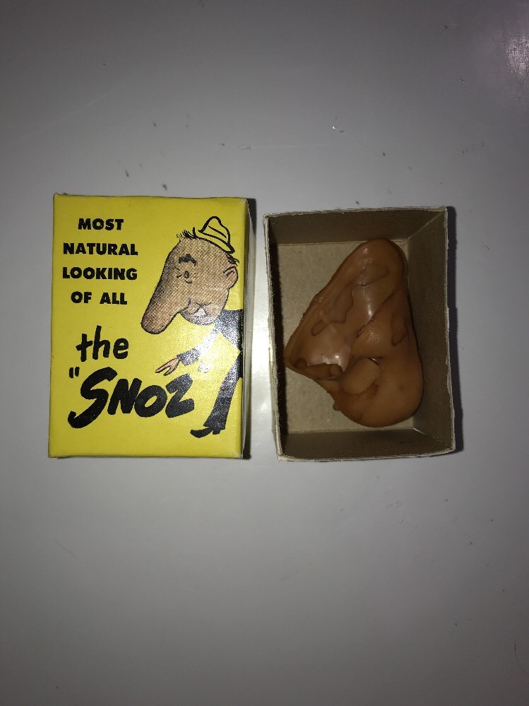 Vtg 1951 Jimmy Durante "THE SNOZ" Novelty NOSE Gag Joke Original Box A ...