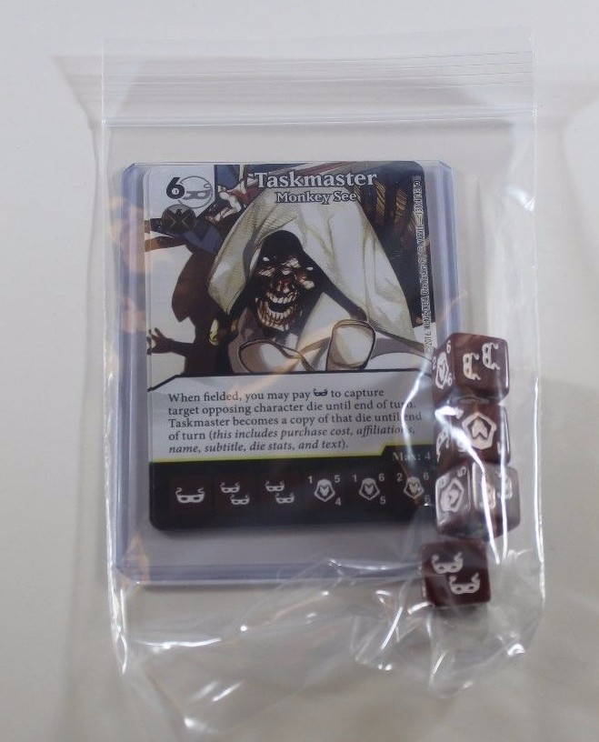 Marvel Dice Masters Civil War * TASKMASTER * RARE Uncommon Set CUR + 4 ...