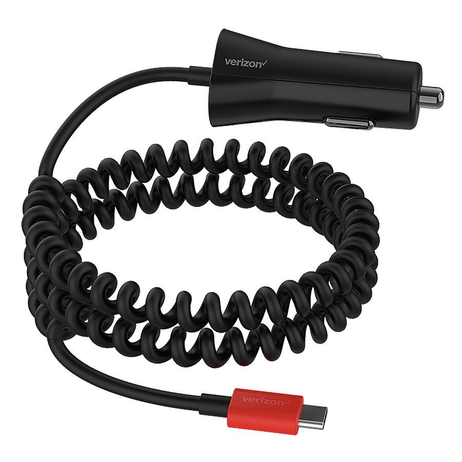 Verizon Car Charger 30W Fast Charge USB-C Type C For Apple iPhone 15 ...