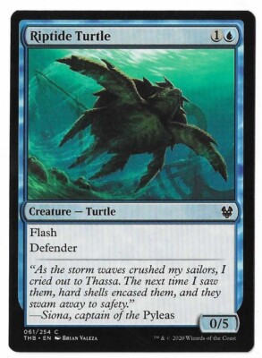 MTG Riptide Turtle Theros Beyond Death (THB) Common Magic Card #061/254 ...