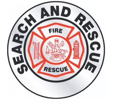 Search & Rescue Fire Rescue Hard Hat Decal Hardhat Sticker Helmet Label ...