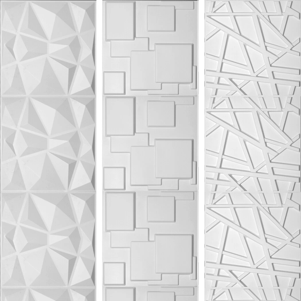 Texture Seamless White Interior 3D Wall Panel Texture, 47% OFF