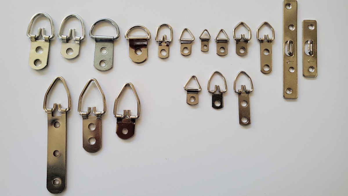 Frame Hanging Hardware 50-Pack Triangle D-Ring Strap Hangers With ...