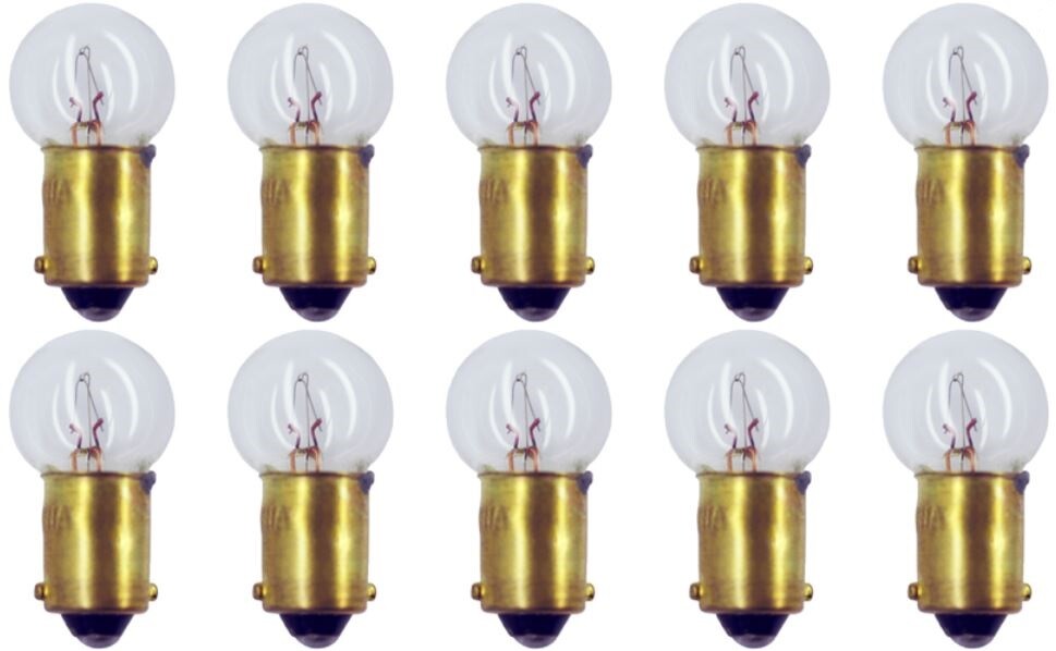 10x 57 Light Bulb Miniature Gauge Cluster Instrument Panel 12v G-4.5 ...