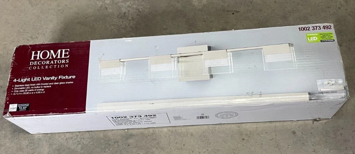Home Decorators 4 Light Led Vanity Fixture | Shelly Lighting