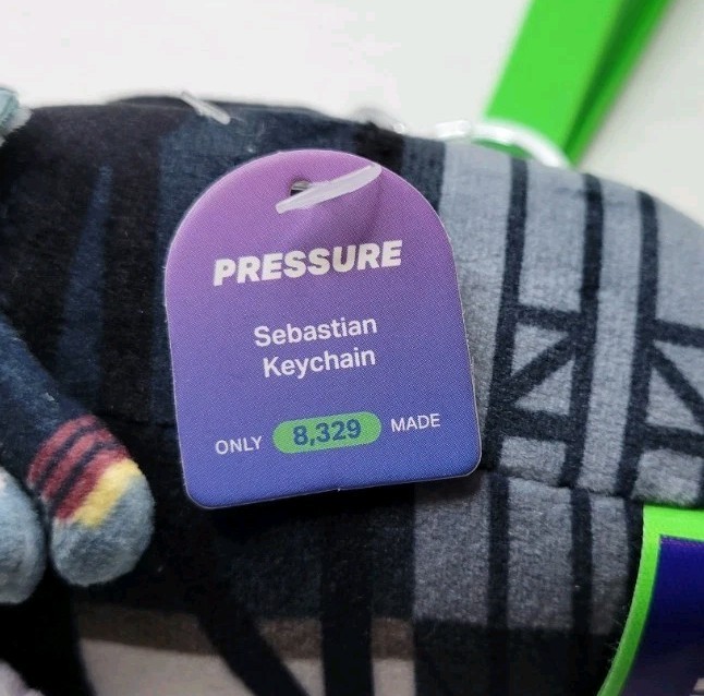 Makeship Z-13 Sebastian Solace Plushie Keychain By Pressure Plush - NEW ...
