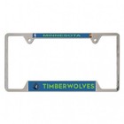 WinCraft Minnesota Timberwolves Chrome Plated Metal License Plate Frame ...