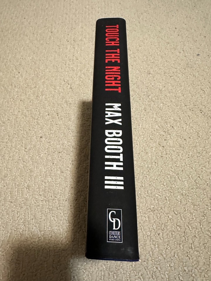 Cemetery Dance Touch the Night by Max Booth Signed Limited PC like-new ...