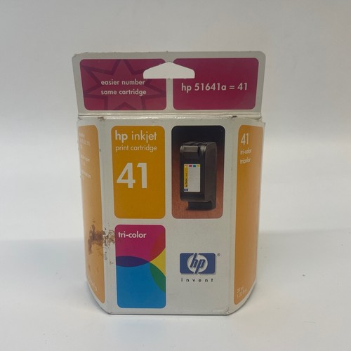 HP Inkjet #41 Print Ink Cartridge TriColor NIB - Expired May 2002 ...
