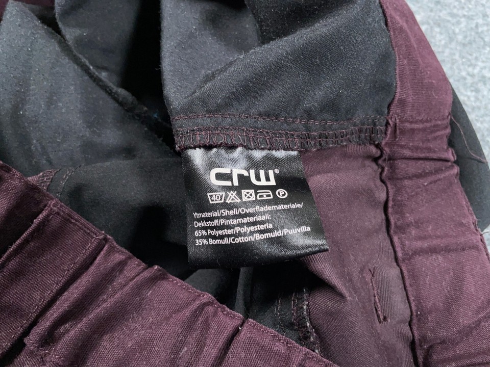 CRW Equestrian Riding Pants Women's 32 Purple Black Country Riding Wear ...