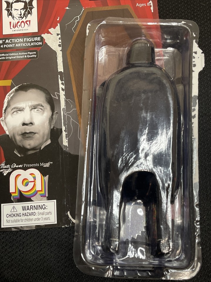 New MEGO Bela Lugosi Dracula (Red Cape) Gold Label #6421 8" Fig Case ...