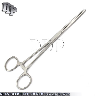STAINLESS STEEL PEAN FORCEP STRAIGHT SERRATED TIP 5.5"-24" (Choose an ...
