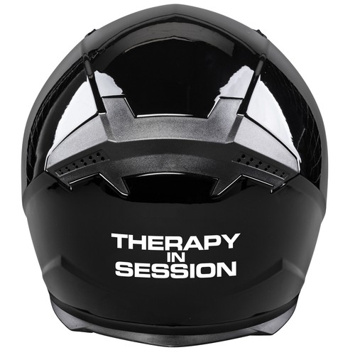 Therapy In Session Funny Motorcycle Sticker, Helmet Fairing Frame Vinyl ...