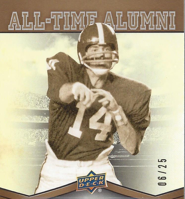 2012 Upper Deck University of Alabama - All-Time Alumni Steve Sloan # ...